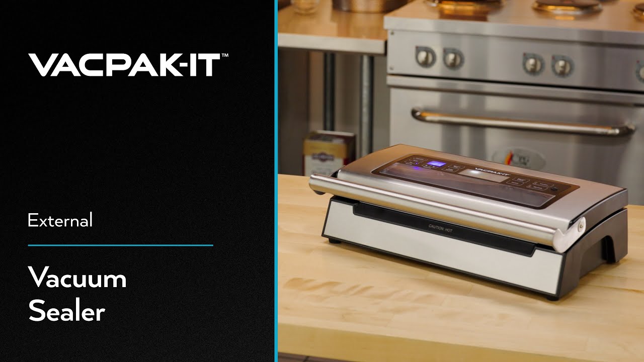 Discover the Benefits of the VacPak-It External Vacuum Sealer - YouTube