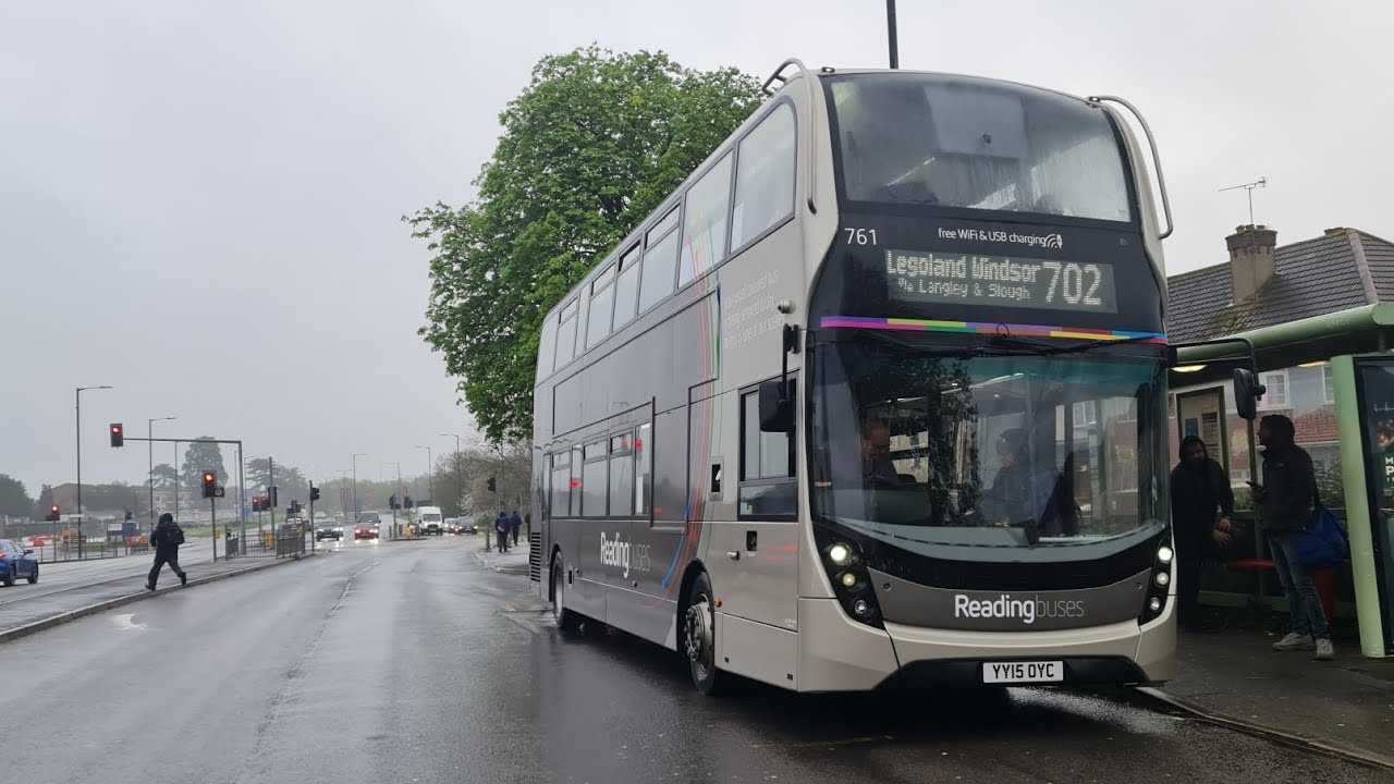 Reading Buses Enviro 400 E40D YY15 OYC (761) on 702 to Legoland - YouTube