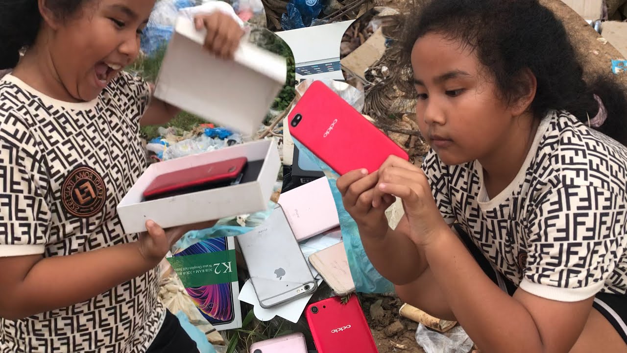 😍Girl finds broken phone abandoned in trash, finds phone to restore😍 ...
