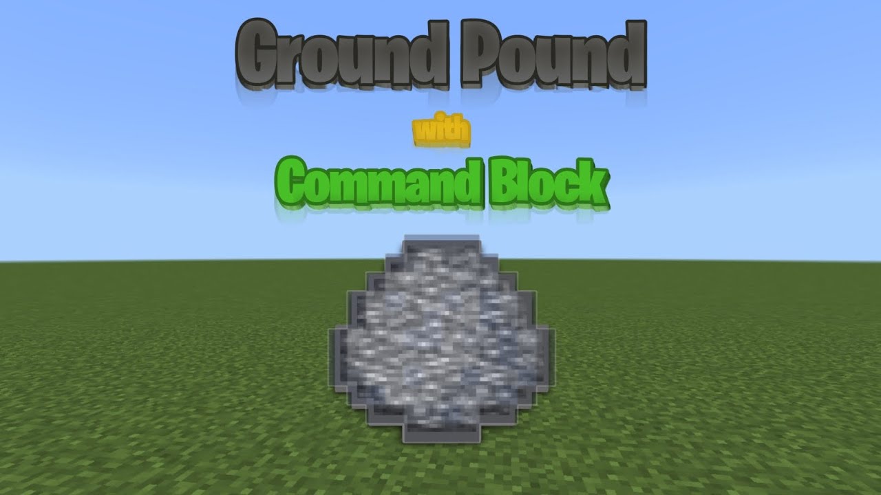 Membuat Ground Pound dengan Command block #3 - YouTube