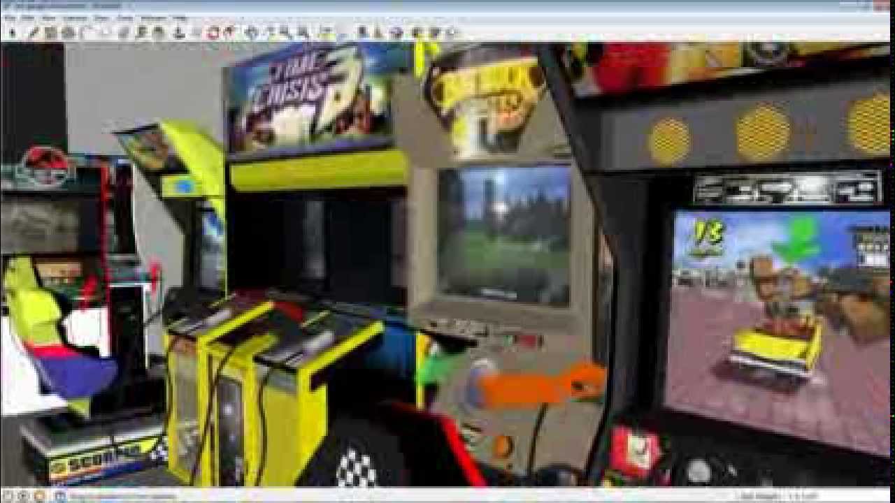 google sketchup 8 3d arcade garages hd - YouTube