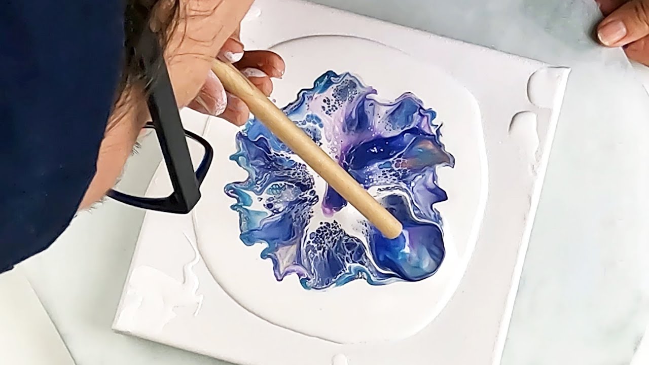 Experimenting with a Pillow Paint! 3 Different Canvases - YouTube
