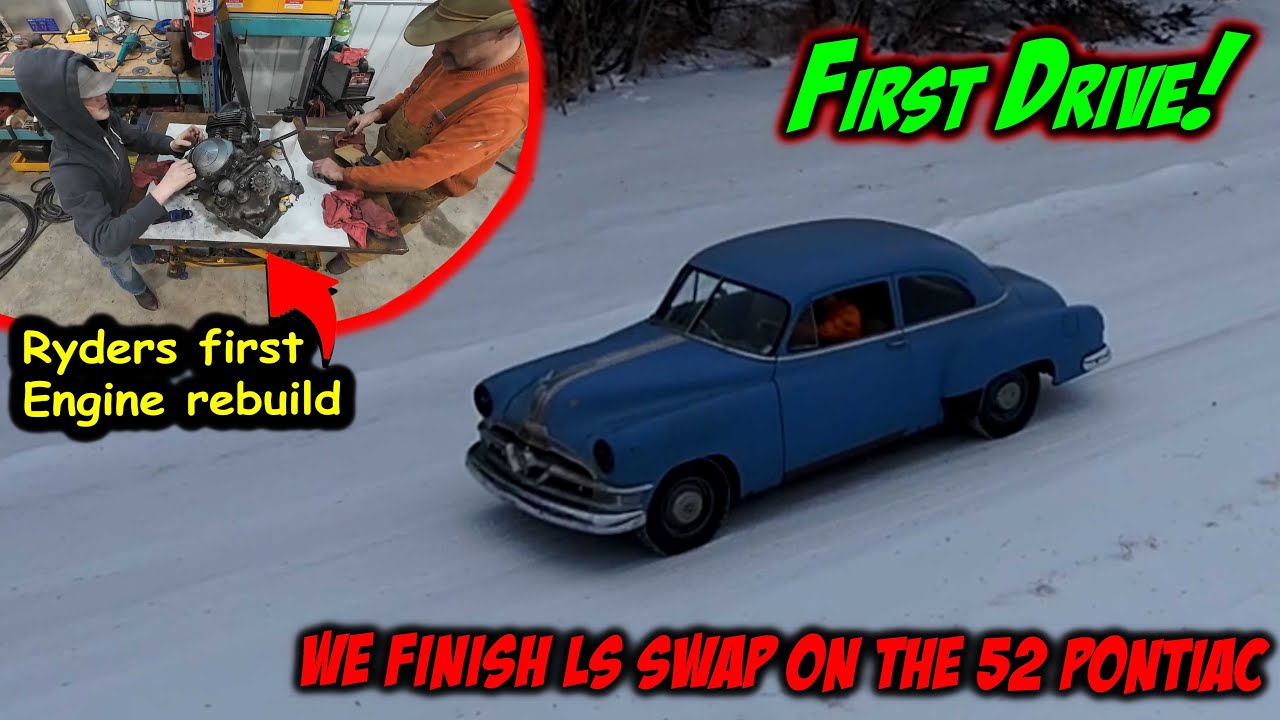First drive in Jeff's Pontiac and Ryder's first engine rebuild. - YouTube