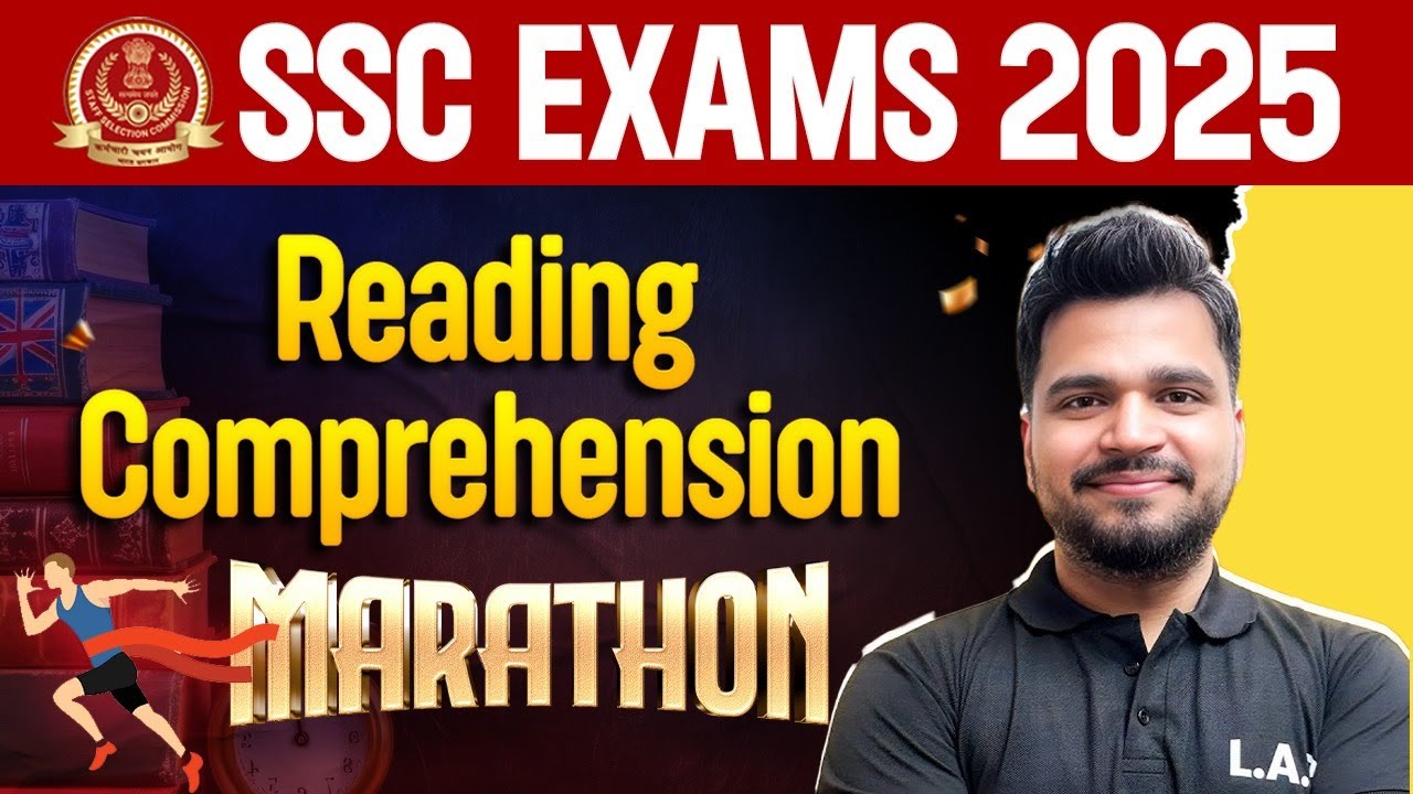 Reading Comprehension Marathon Class | SSC Exams 2025 | SSC CGL, CHSL ...