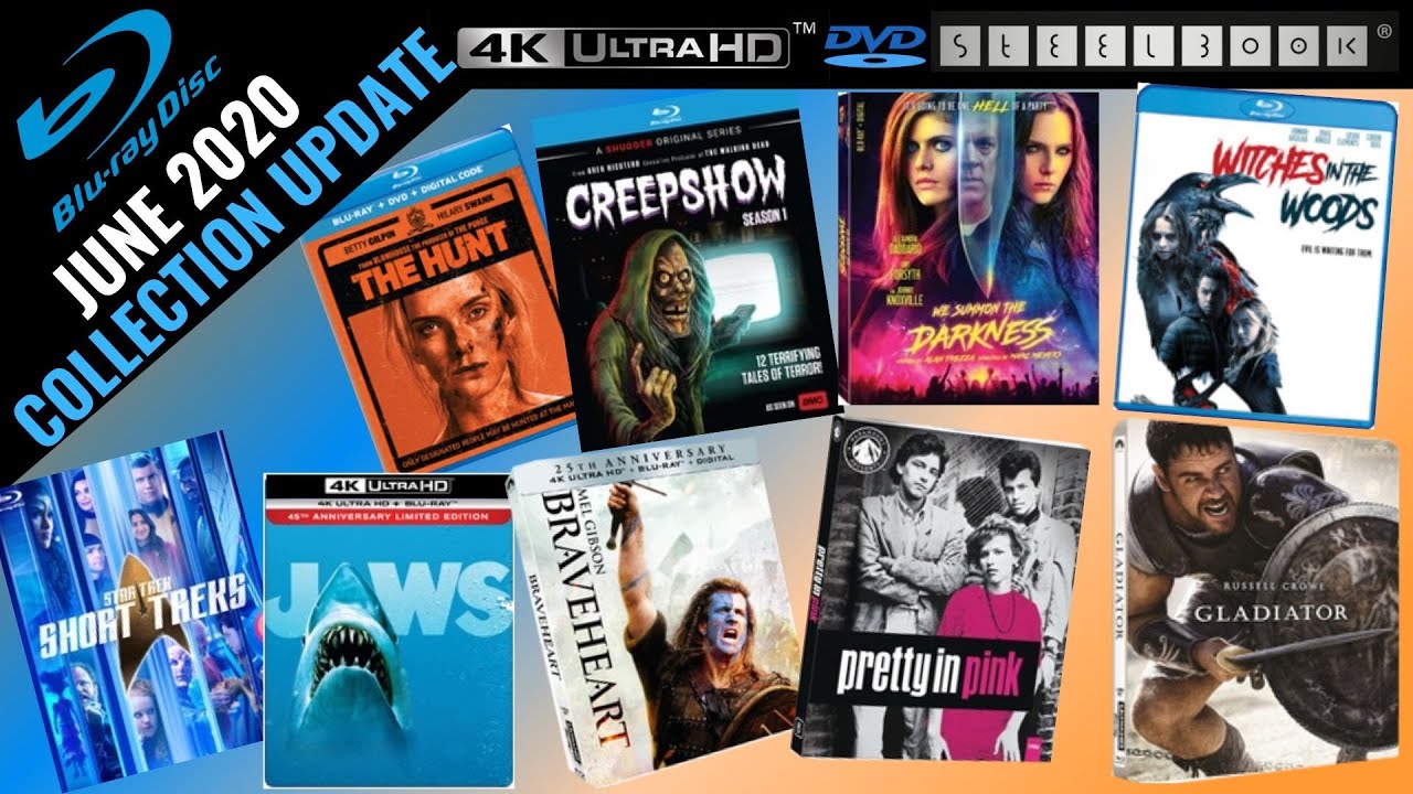 June 2020 Blu-ray + 4K + DVD Collection Update - YouTube