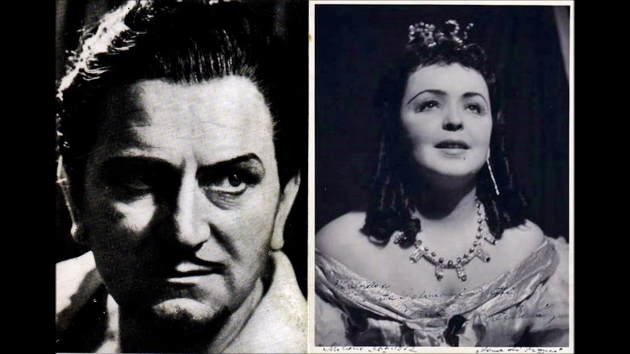 Josef Metternich & Carla Martinis "Finale II. Akt" Tosca 1953 - YouTube
