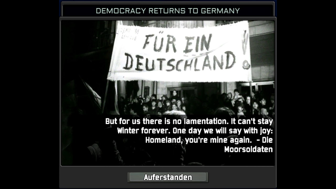 Hoi4 TNO Secret Super Event: Democracy Returns to Germany [REMOVED ...