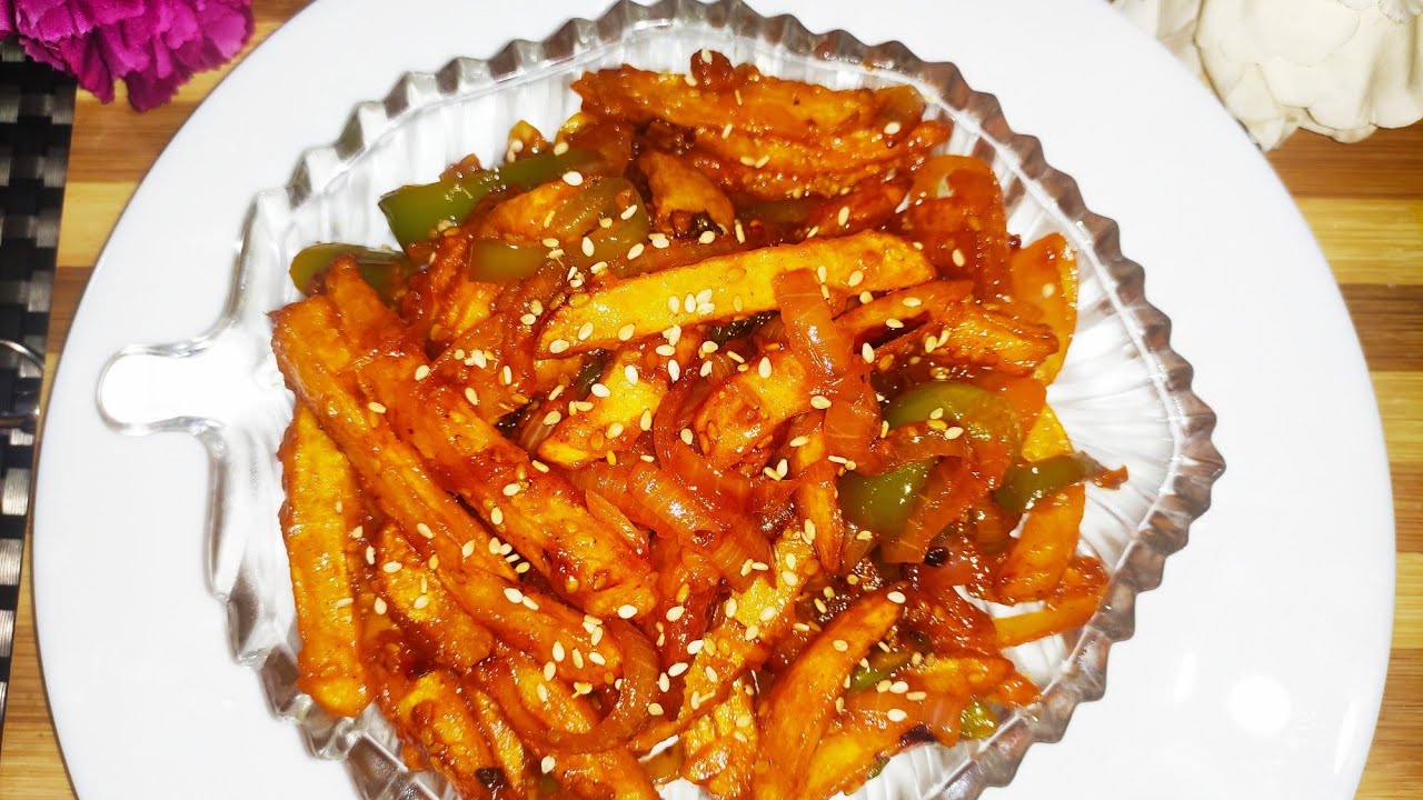Chilli potato | Chilli potato recipe - YouTube