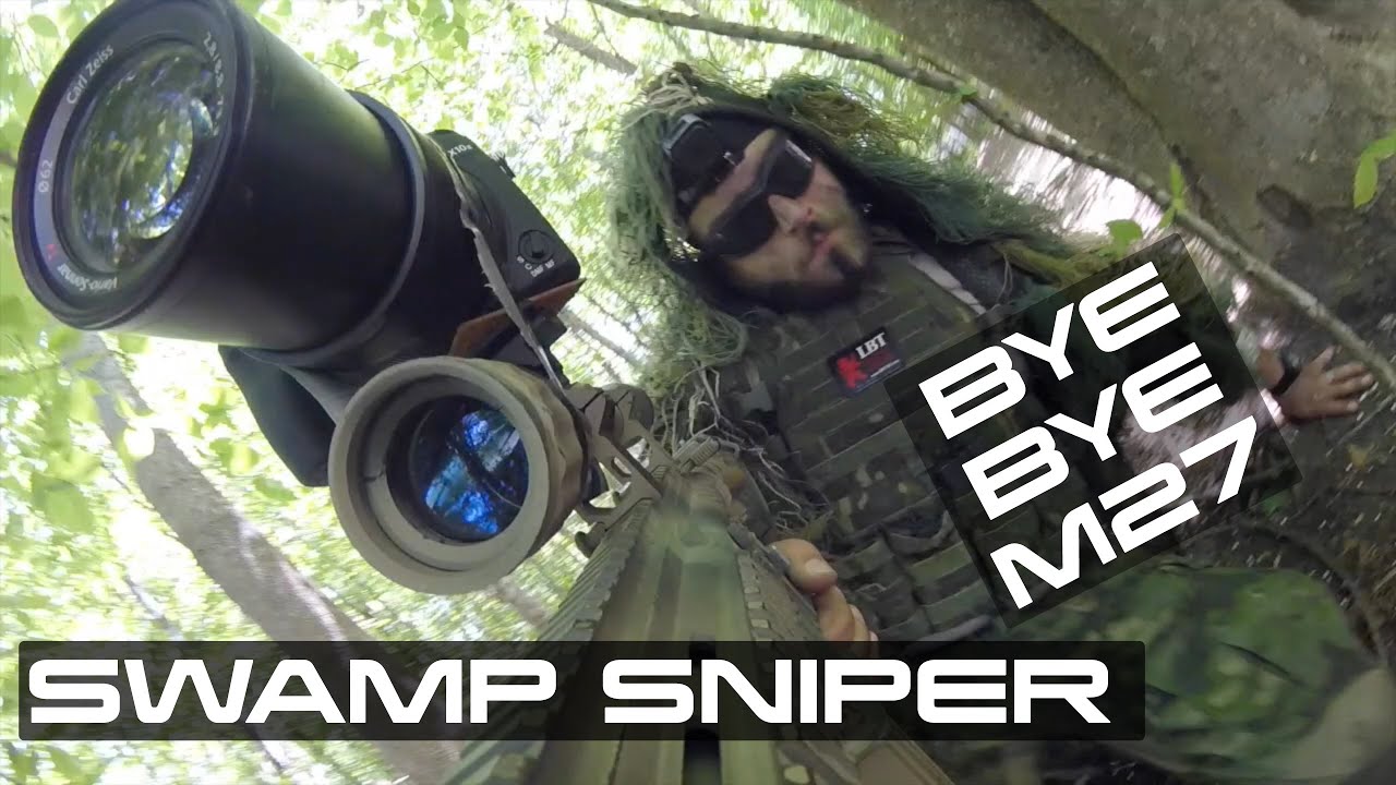 Swamp Sniper - Airsoft Last M27 Gampelay Video - YouTube