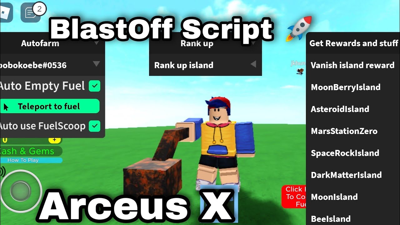 Arceus X 3-2-1 Blast Off Script 🚀 - YouTube