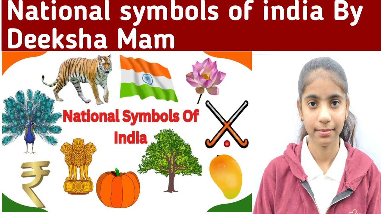 National symbols of india By Deeksha Mam #National_symbols_of_india #yt ...