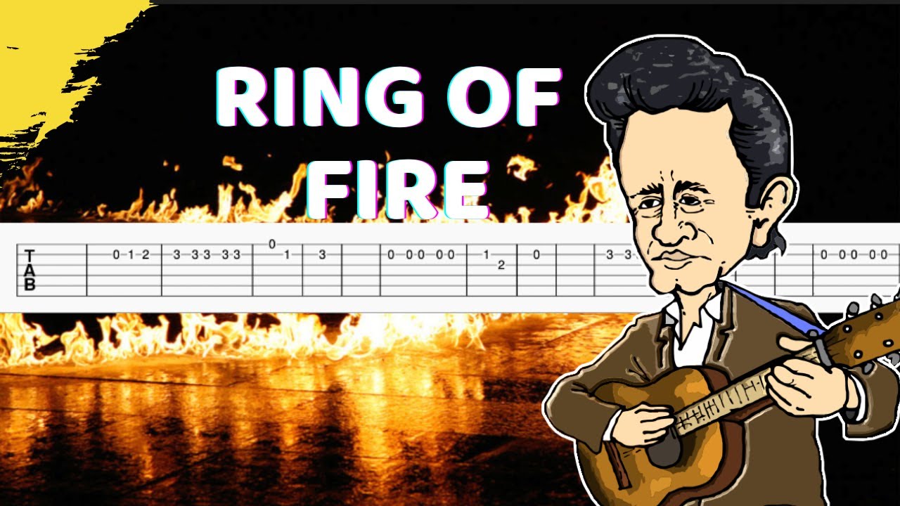 Johnny Cash - RING OF FIRE Guitar Tab/Tutorial - YouTube