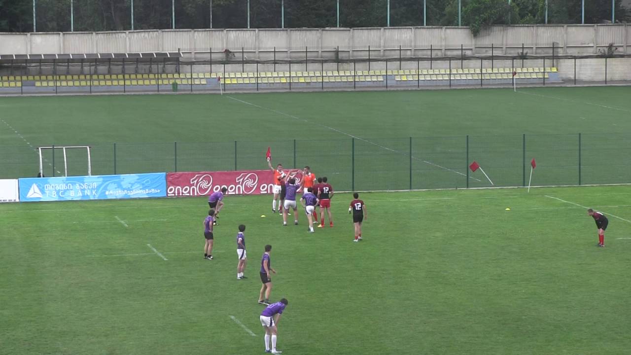 U14 Tbilisi Rugby Sevens Khvamli - Lelo sarasens Part.1 - YouTube