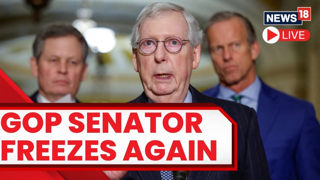 Senator McConnell Frozen | Senator McConnell Freezes During Speech ...