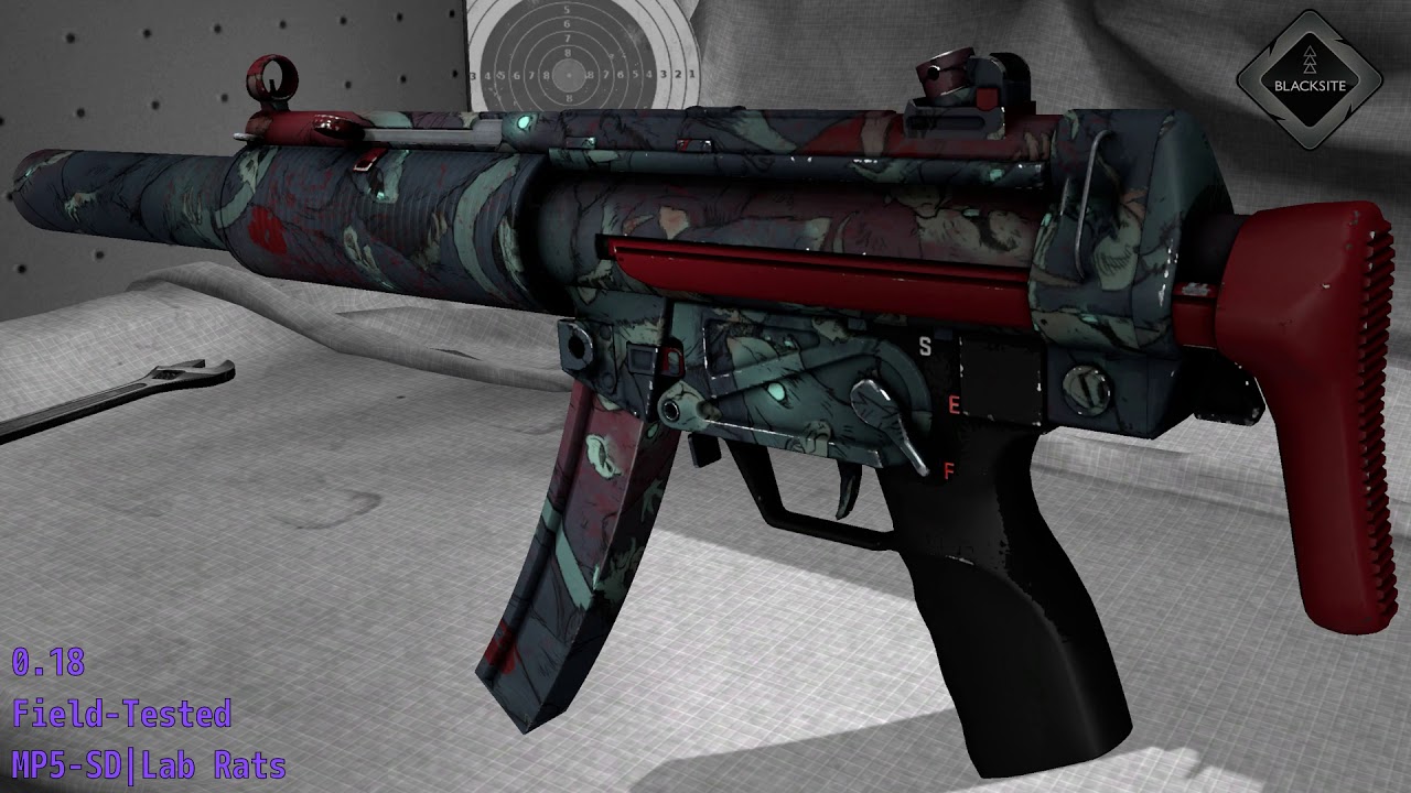 MP5 SD Lab Rats Wear/Float - YouTube