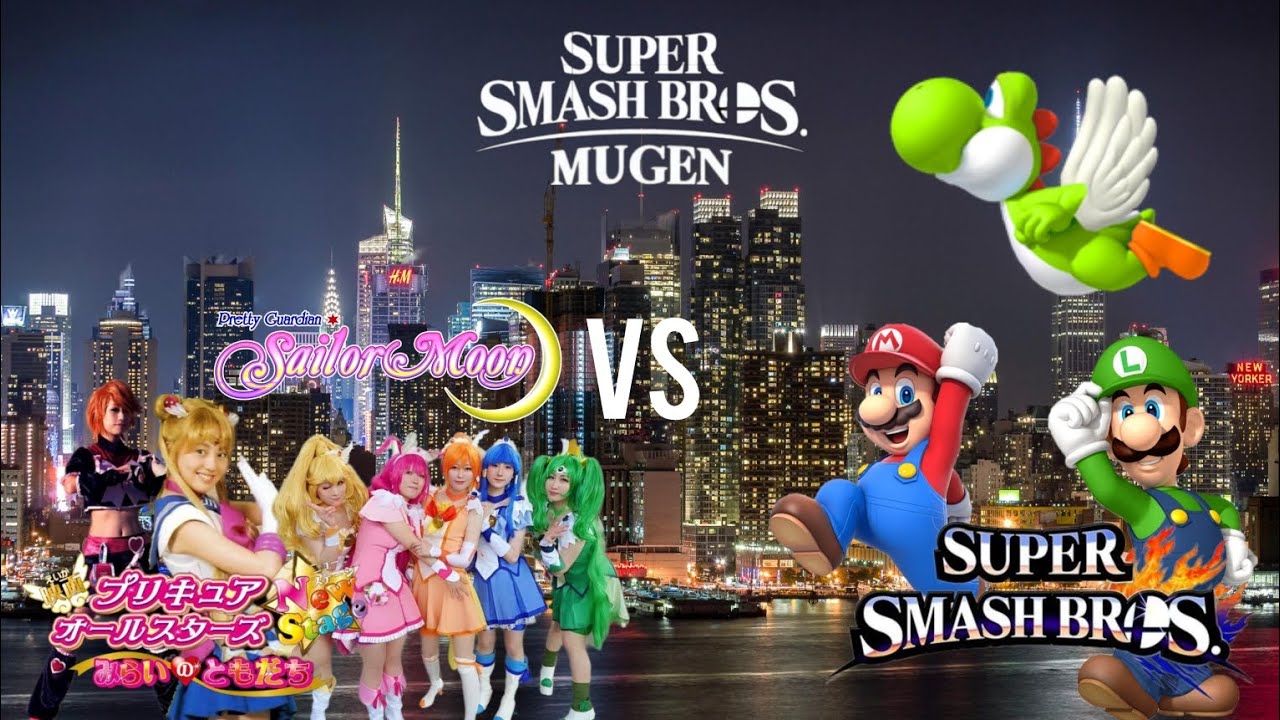 Super Smash Bros MUGEN - Toei Animation VS Nintendo (3 VS 3) - YouTube