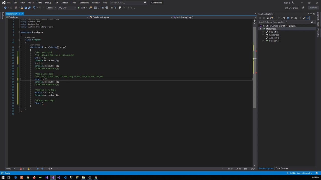 5 - Double & Float - YouTube