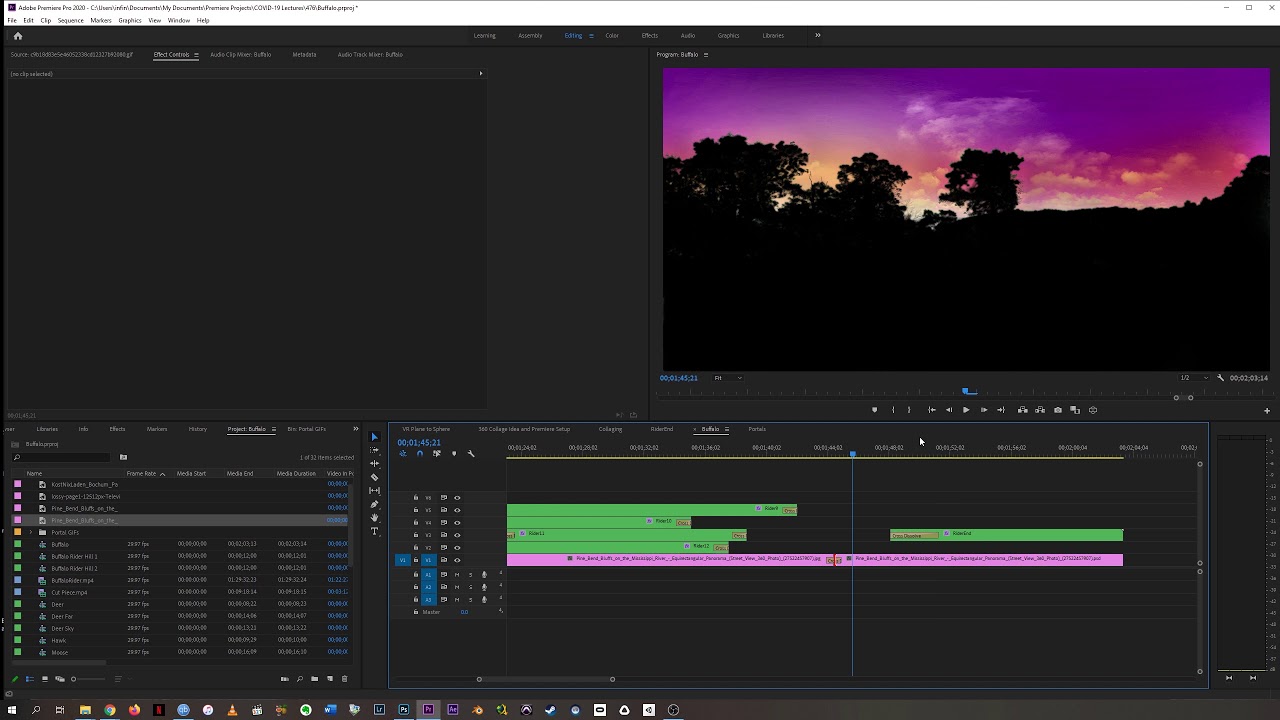 VR Transitions in Premiere - YouTube