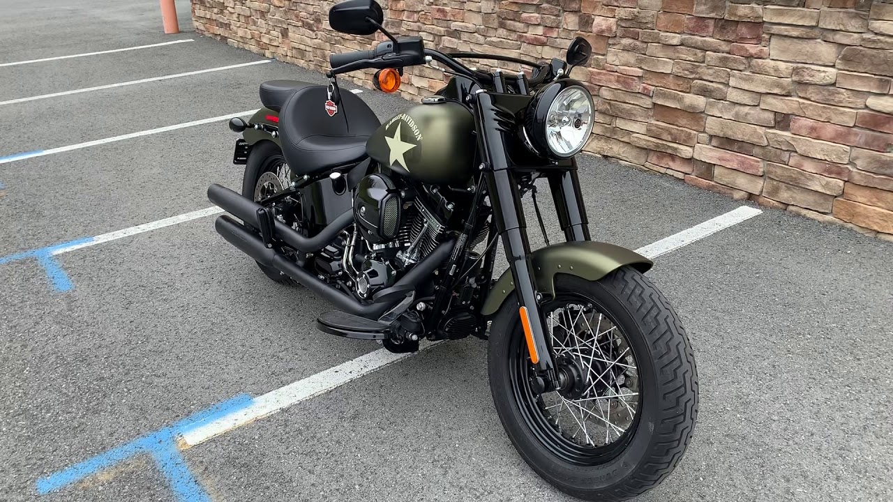 2017 FLSS Harley-Davidson Softail Slim S - YouTube