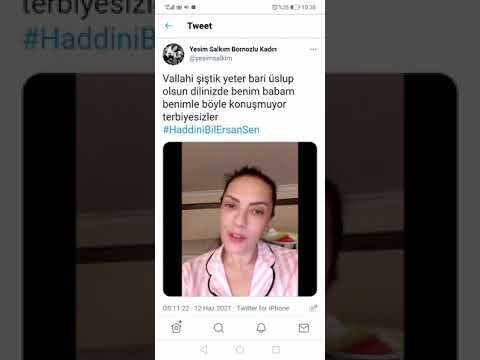 Yeşim Salkım'dan Ersan Şen'e: #HaddiniBilErsanŞen!