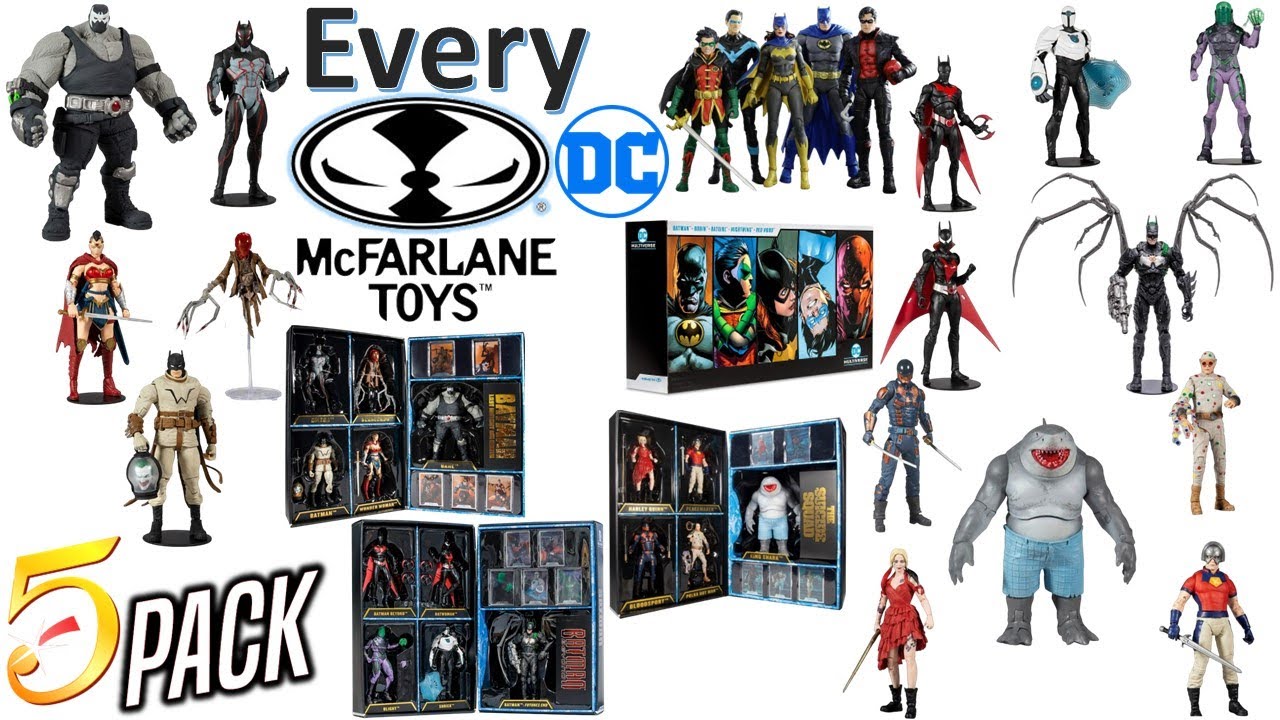Every DC Multiverse McFarlane Toys 5-packs Comparison List - YouTube
