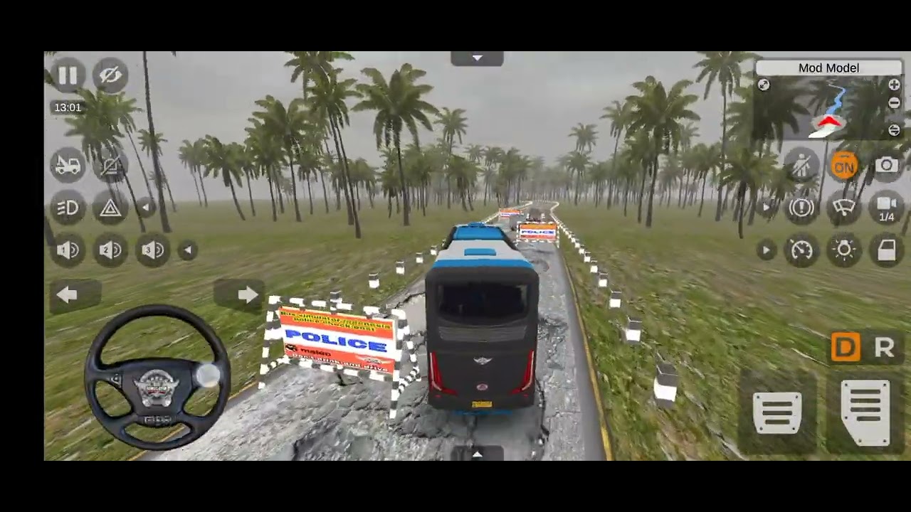 Extreme Off-Road Bus Simulator Indonesia! Amit gaming RJ - YouTube