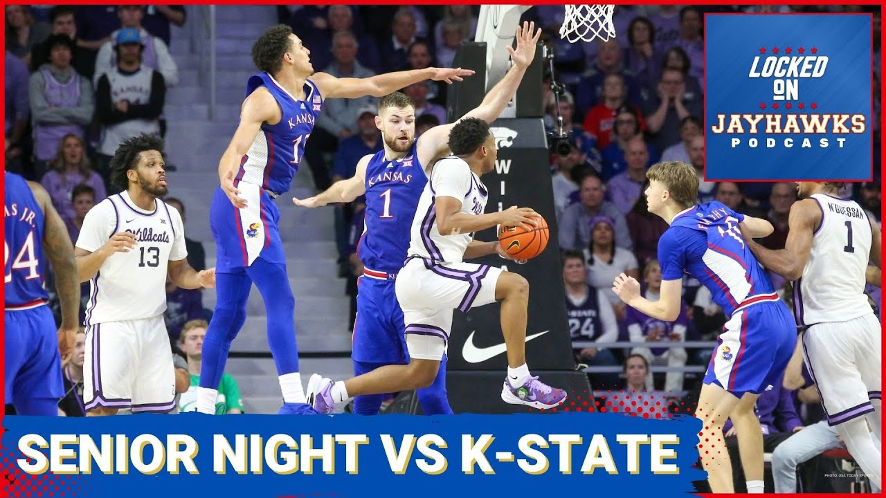 Kansas Jayhawks Basketball Hosts Kansas State Wildcats on Senior Night ...
