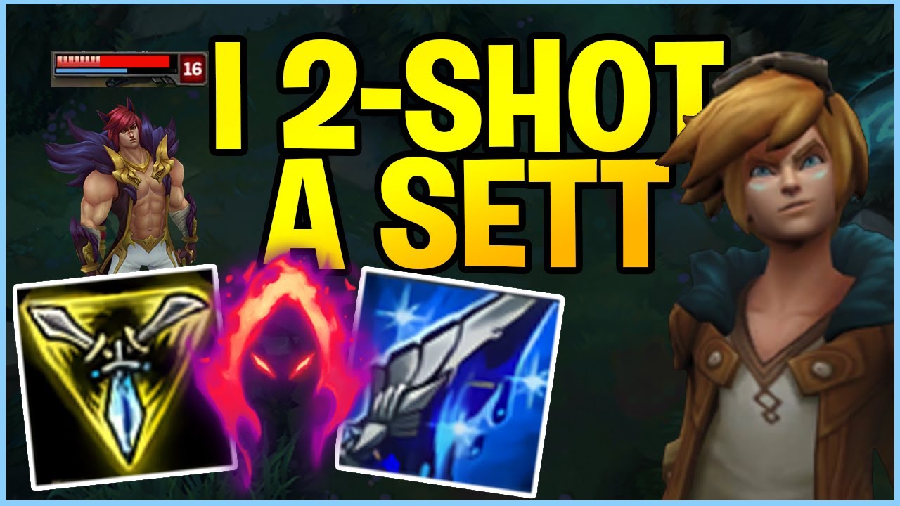 OMG! I MELTED their SETT tank with this build! Season 10 League of ...
