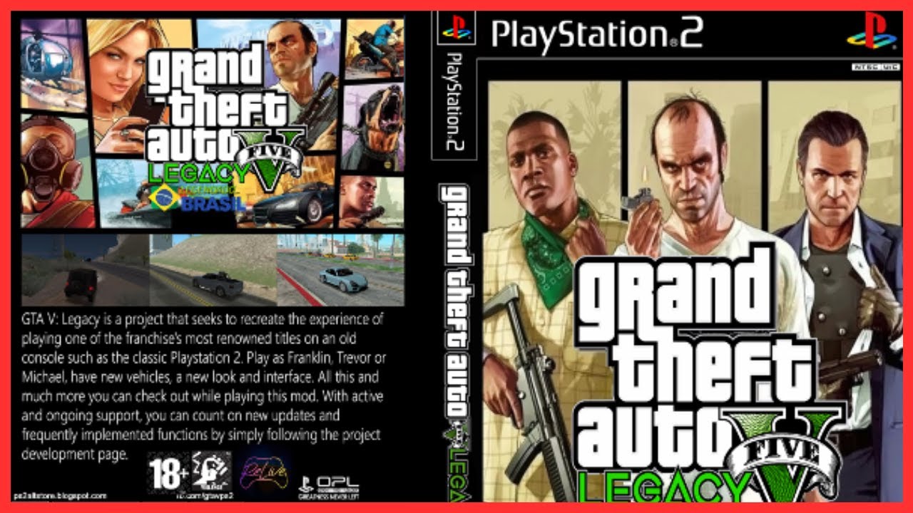 GTA 5 Legacy Ps2 ISO (Mod) - YouTube