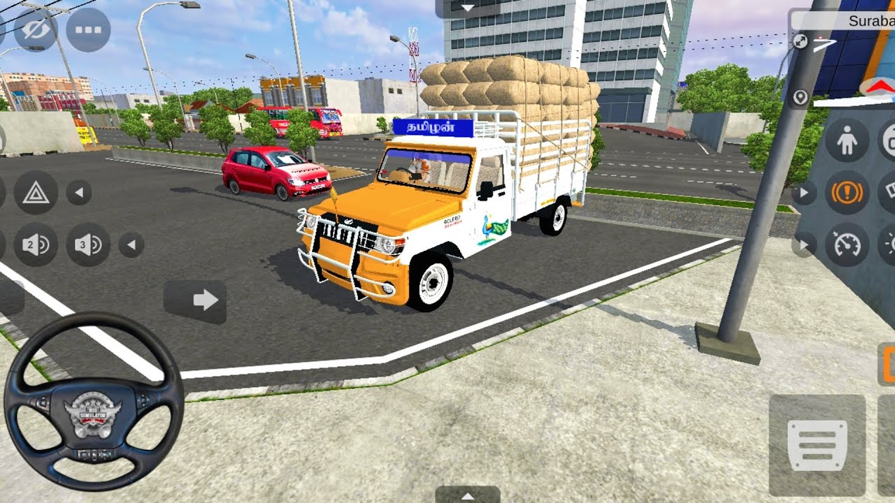 Bolero Pick Up Heavy Load | City Driving | Bus Simulator Indonesia ...