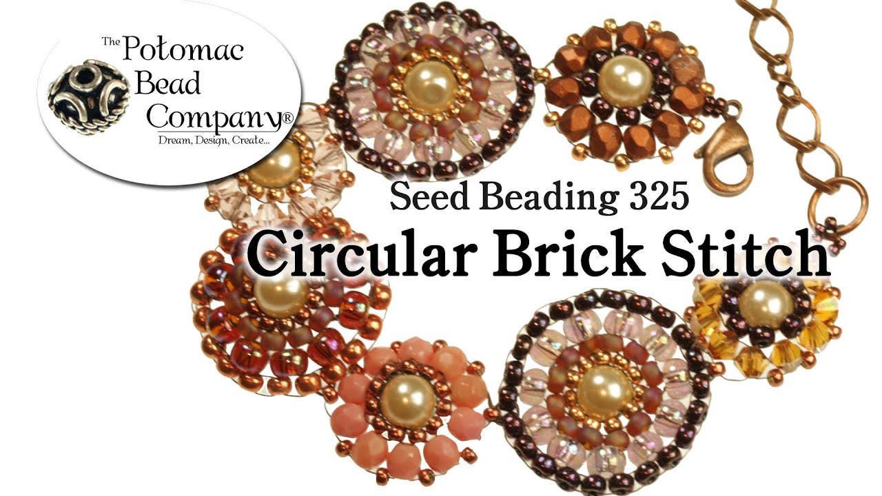 How to Circular Brick Stitch - YouTube