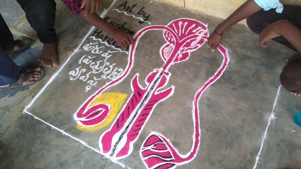 Science rangoli - YouTube