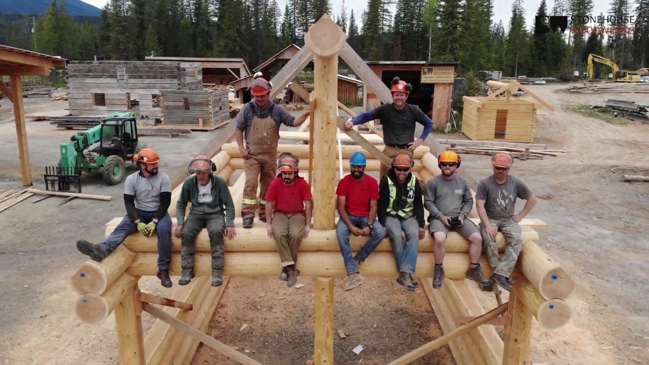 Full Scribe Round Log Building Course - YouTube