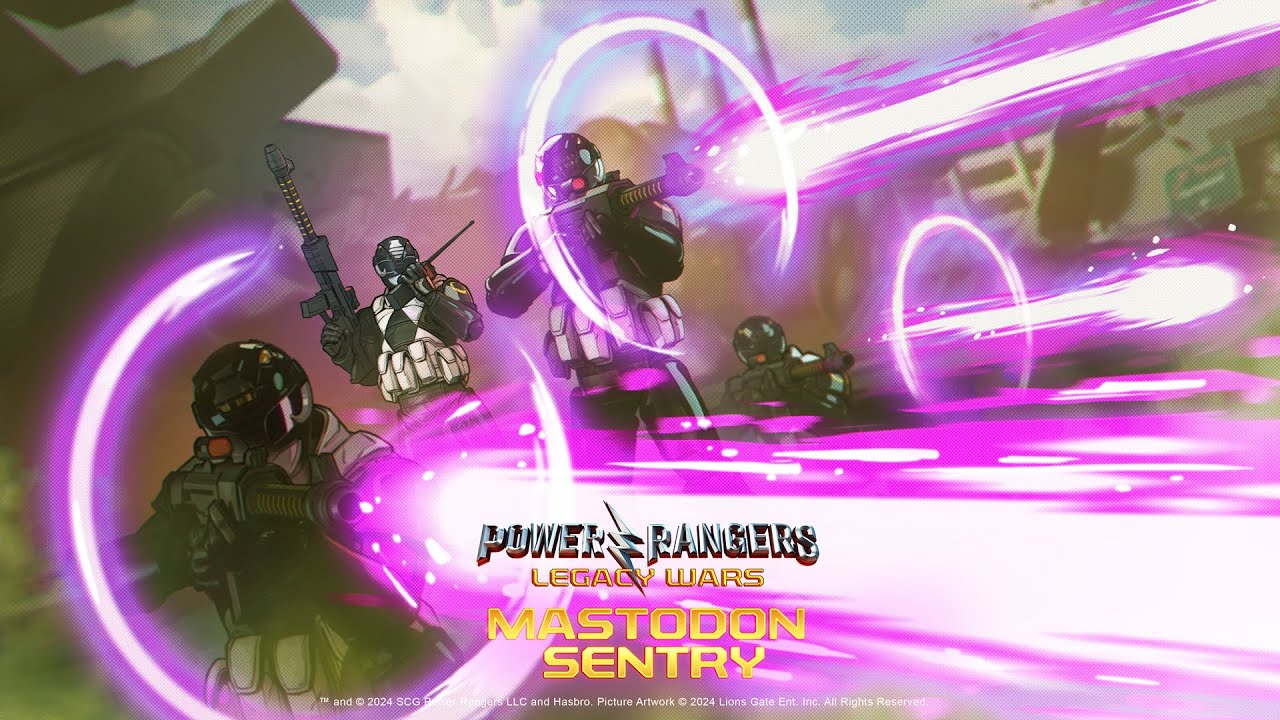 Mastodon Sentry | Official Moveset | Power Rangers: Legacy Wars - YouTube