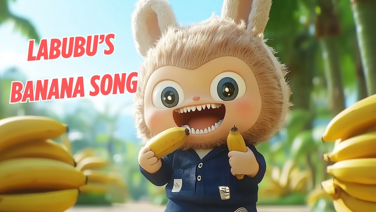 Labubu's Banana Song | Labubu loves Banana | Music for Children ...