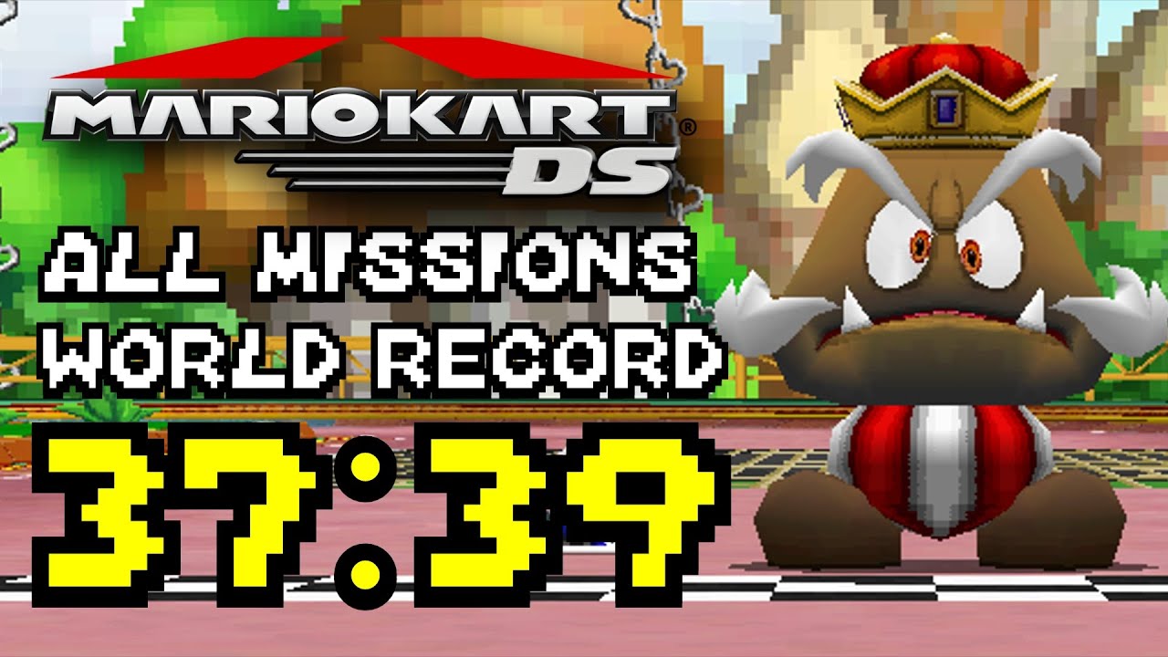 Mario Kart DS - All Missions Speedrun World Record in 37:39 - YouTube