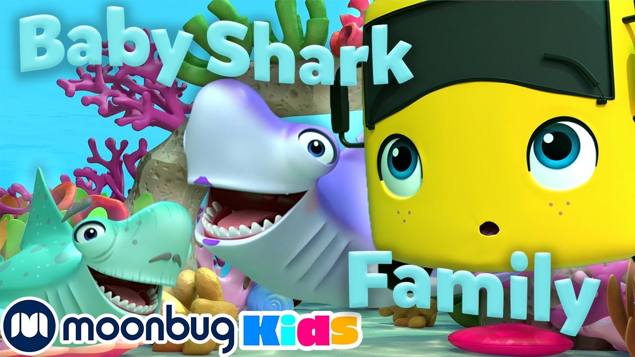 Baby Shark Family - Playing in the Ocean | Go Buster ! | Stories for ...