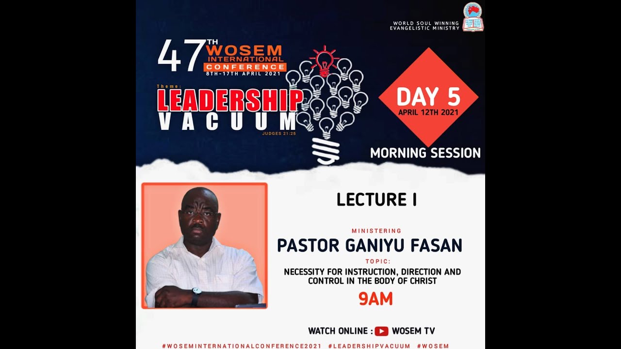 WOSEM Conference 2021 Day 5 Lecture 1 - YouTube