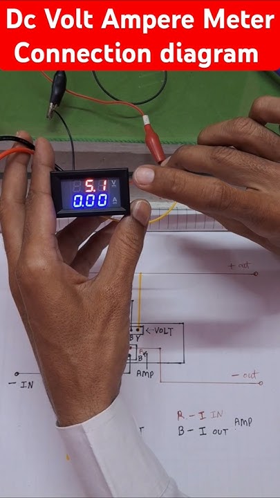 Dc Volt Ampere Meter Connection Diagram !!#Shorts #Ytshorts #PROFESSIONAL ELECTRONICS - YouTube