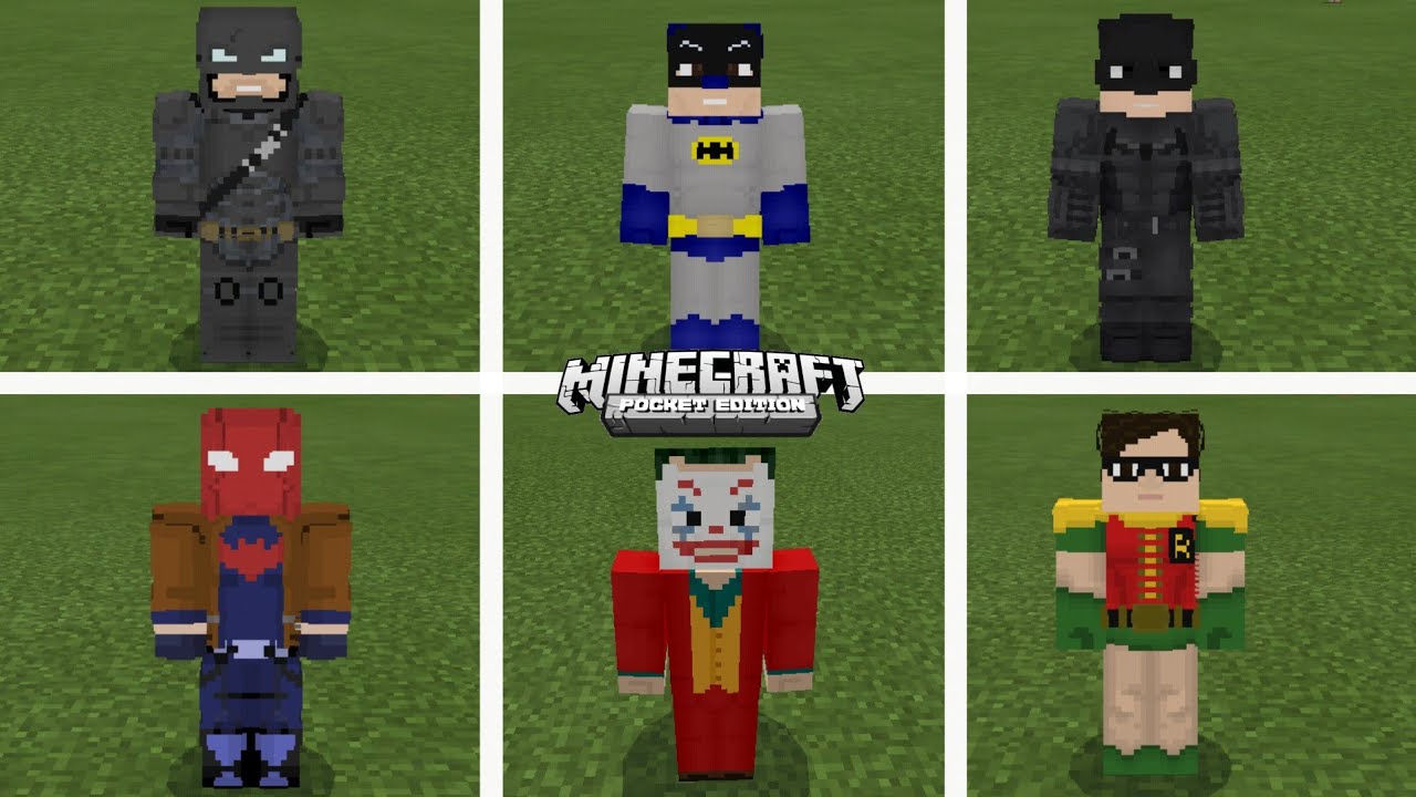 LANÇOU!! NOVO ADDON DO BATMAN PARA MINECRAFT PE ! - YouTube