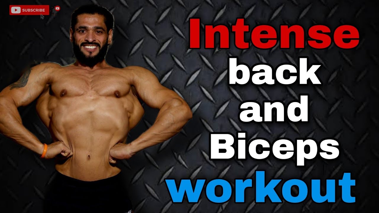 intense back and biceps workout😈 @mangalnfcgym #fitness #backworkout # ...