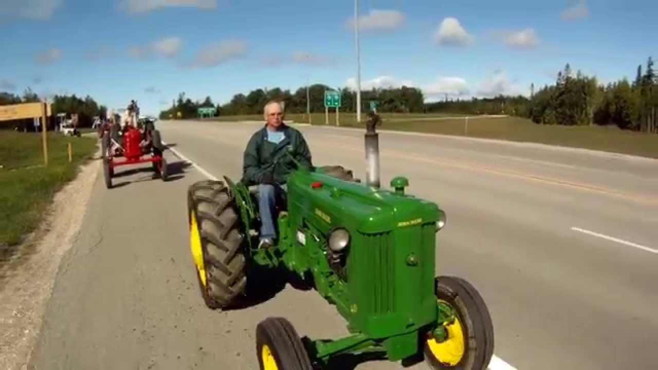 2015 Mackinaw Bridge Tractor Crossing - YouTube