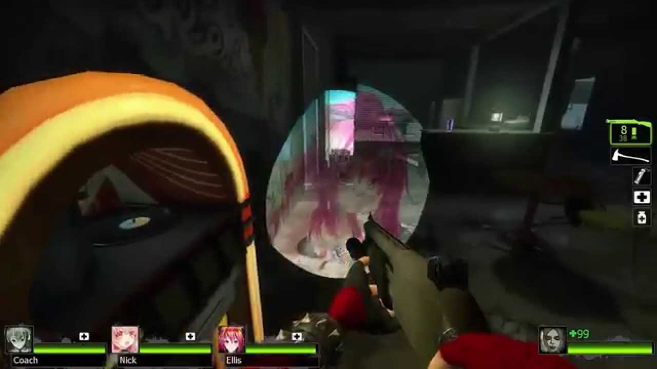 Anime Mody Left 4 Dead 2 - YouTube