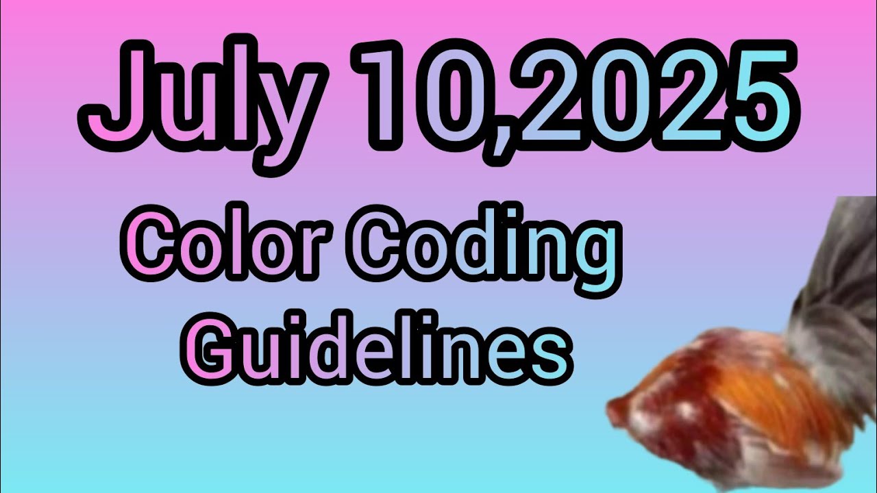July 10,2025 Color Coding guidelines. - YouTube
