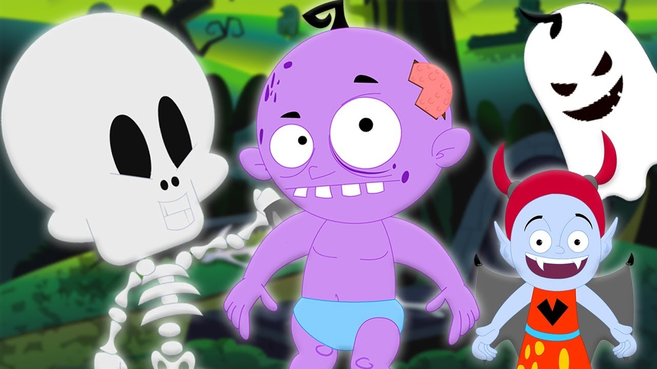un pequeño zombie | halloween música para niños | One Little Zombie ...