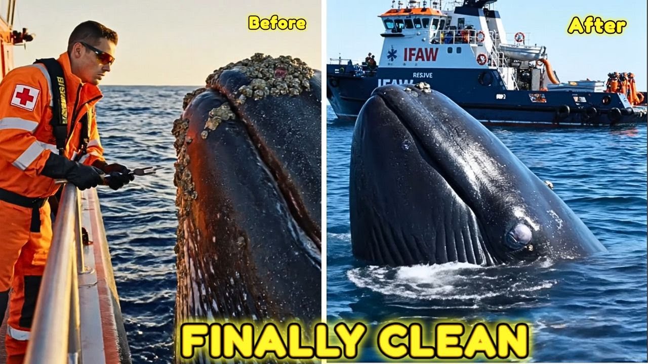 Deep Sea Deep Clean: The Satisfying Removal of Barnacles from a Giant ...