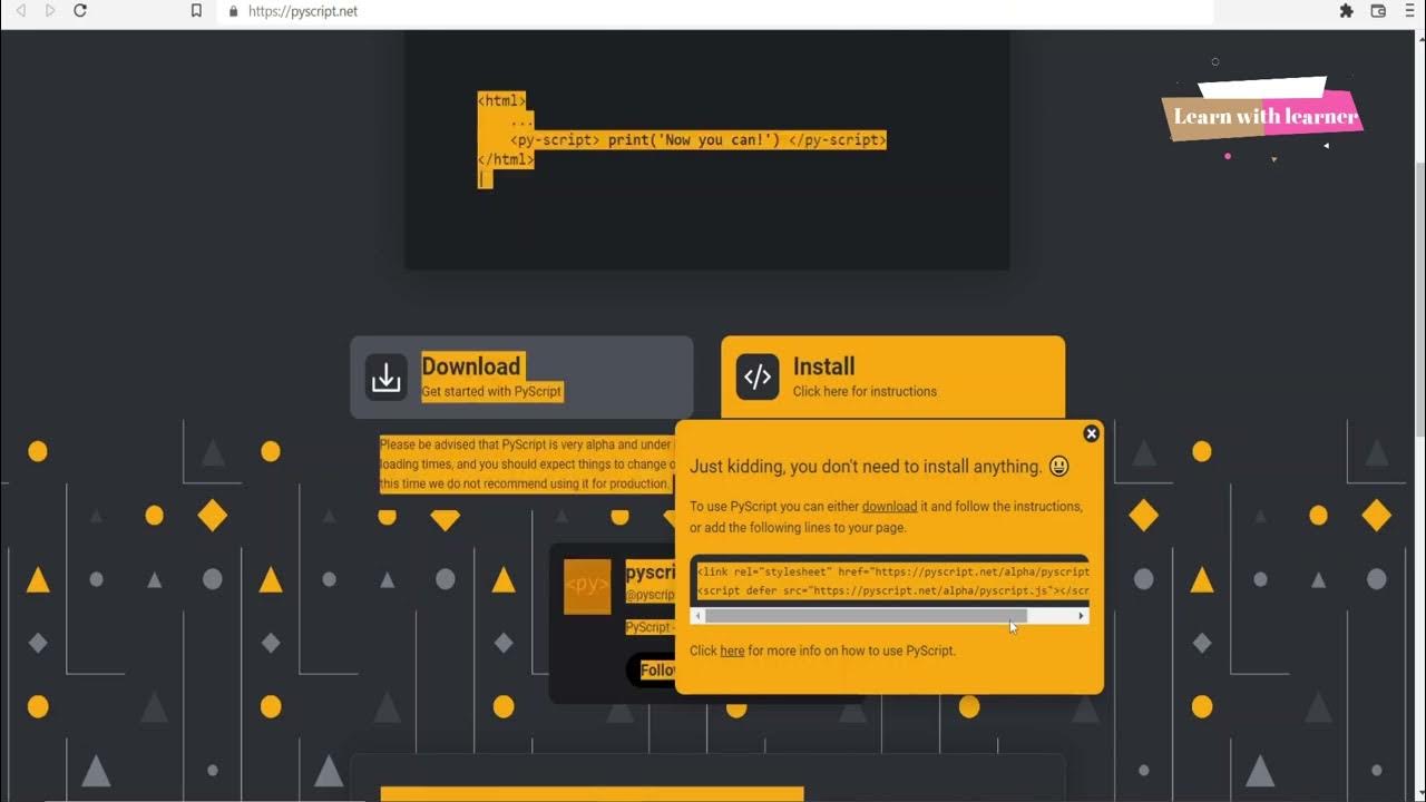 POWER ⚡of Python in Browser| code python in HTML || python latest ...