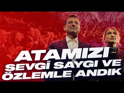 BÜYÜK ATATÜRK’Ü MİNNETLE, SEVGİYLE VE SAYGIYLA ANIYORUZ