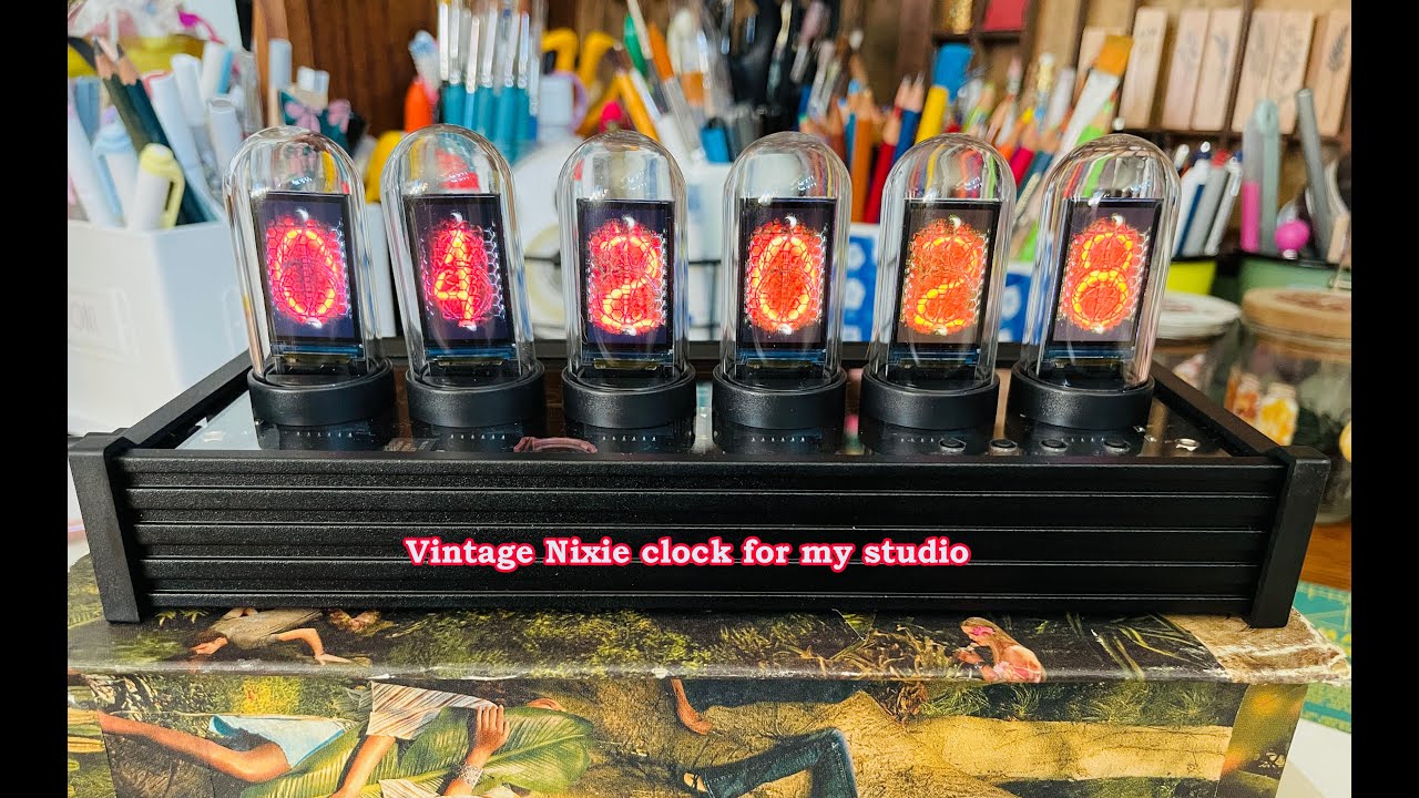 Nixie Tube Clock Unboxing & Set-Up (Looks like a Fallout Clock!) - YouTube