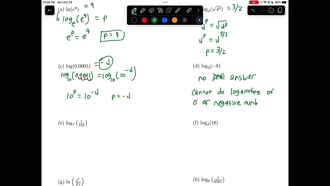 Section 6.1 Worksheet - YouTube